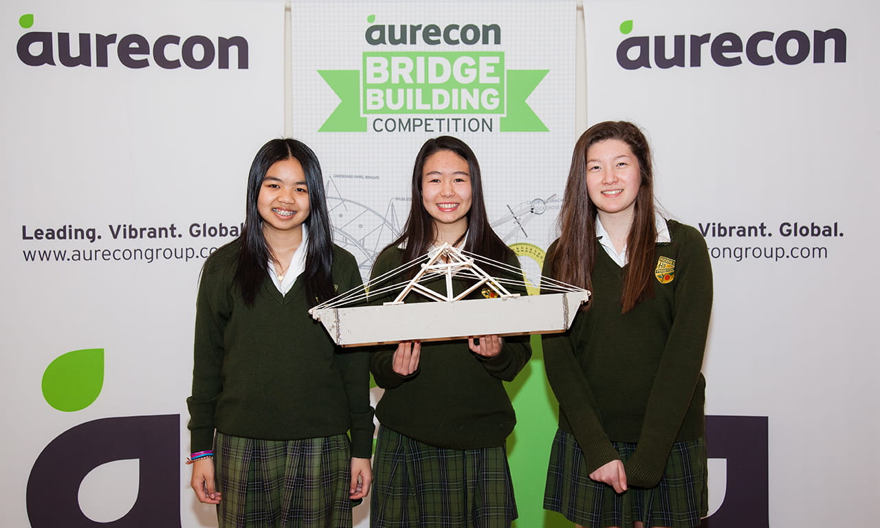 News | Design skills put to the test at Aurecon Bridge Building Competition