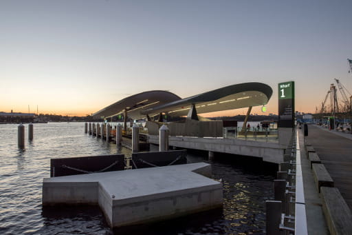 Barangaroo Ferry Wharf, Sydney, Australia| Aurecon