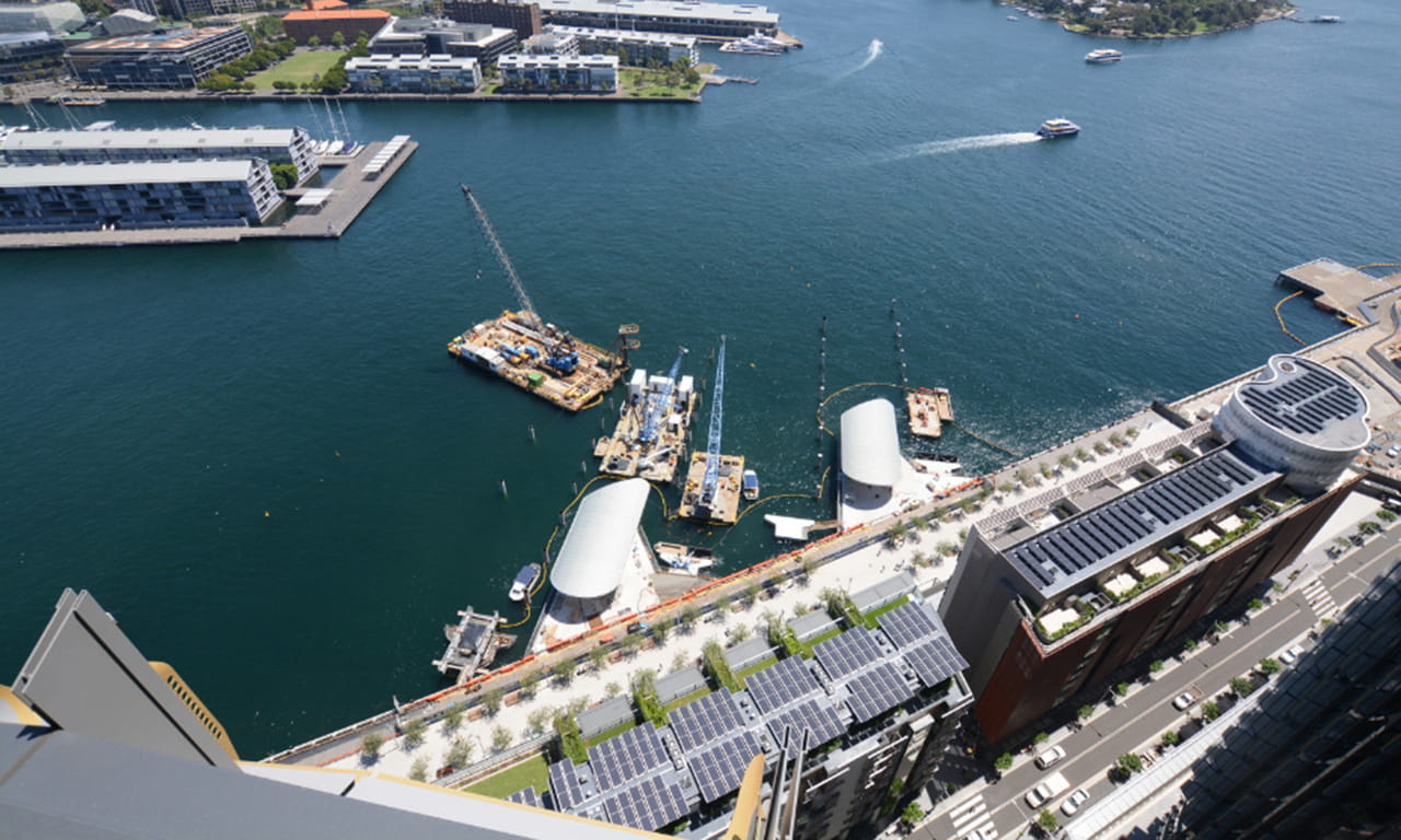 Barangaroo Ferry Wharf, Sydney, Australia| Aurecon