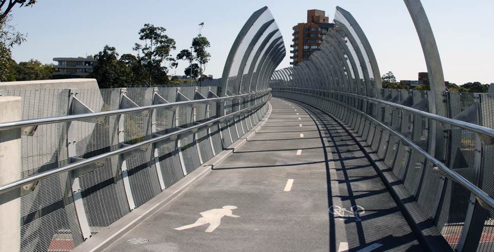 Falcon Street Pedestrian and Cyclist bridge, Sydney | Aurecon