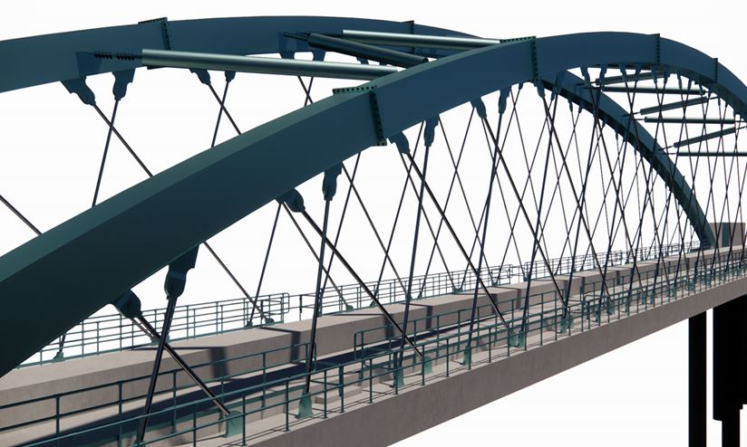 Arch Model Bridge Design Arabian Canal Bridge | Werner Sobek